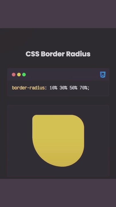 Css Border Radius 💻😎 Codinglife Htmltutorial Csscoding Csstips Csstipsandtricks Cssloader