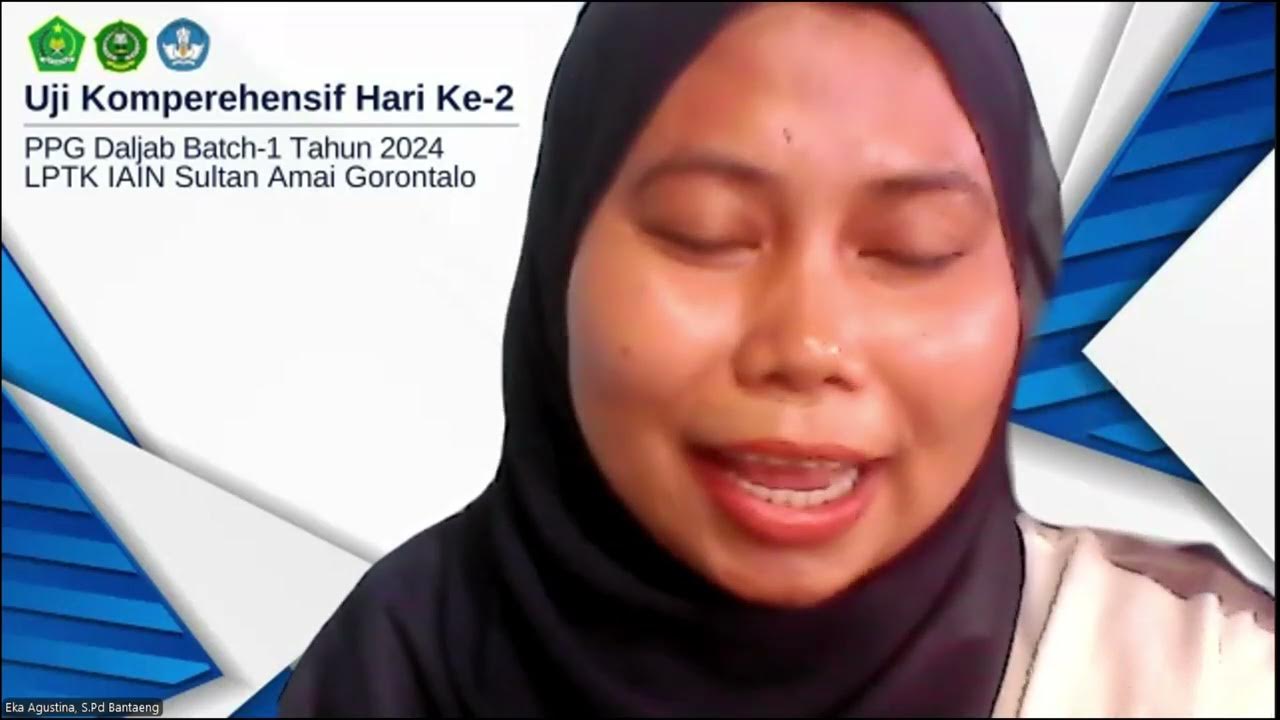Ujian Komprehensif Mahasiswa ppg iain sultan amai gorontalo - YouTube