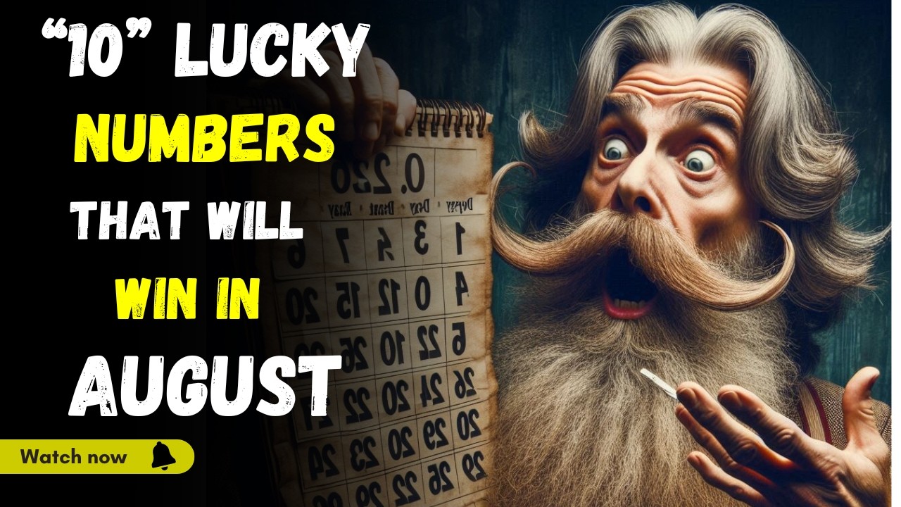 Lucky Numbers: 10 NUMBERS MOST LIKELY TO APPEAR IN AUGUST 2024 ...
