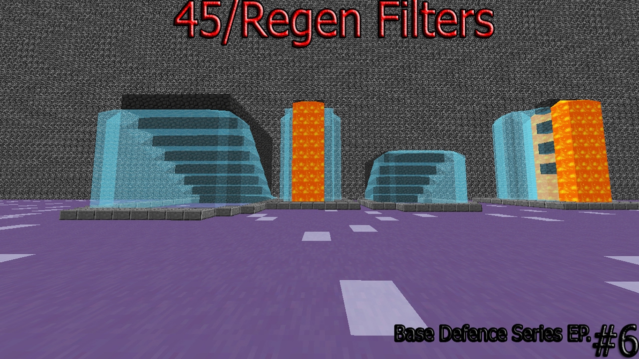 How to make Regen Filter/45 Regens! Minecraft Base Defense How to ...