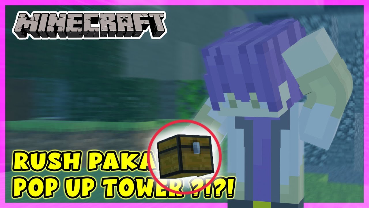 INI DIA CARA NGE-RUSH PAKAI POP UP TOWER 😎👍🏿 ! ! ! | Minecraft Bedwars ...