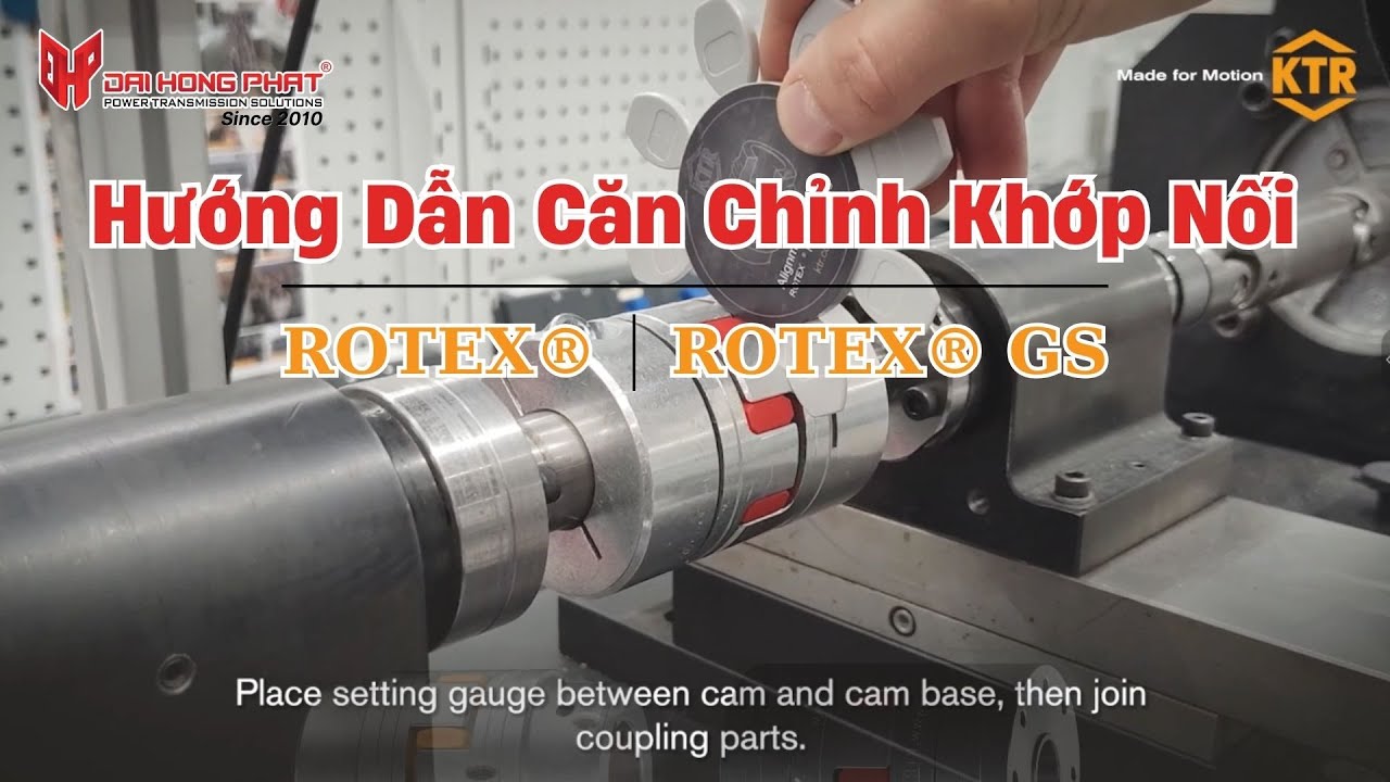 Hướng Dẫn Căn Chỉnh Khớp Nối Rotex (ROTEX Alignment Aid Quick Guide ...