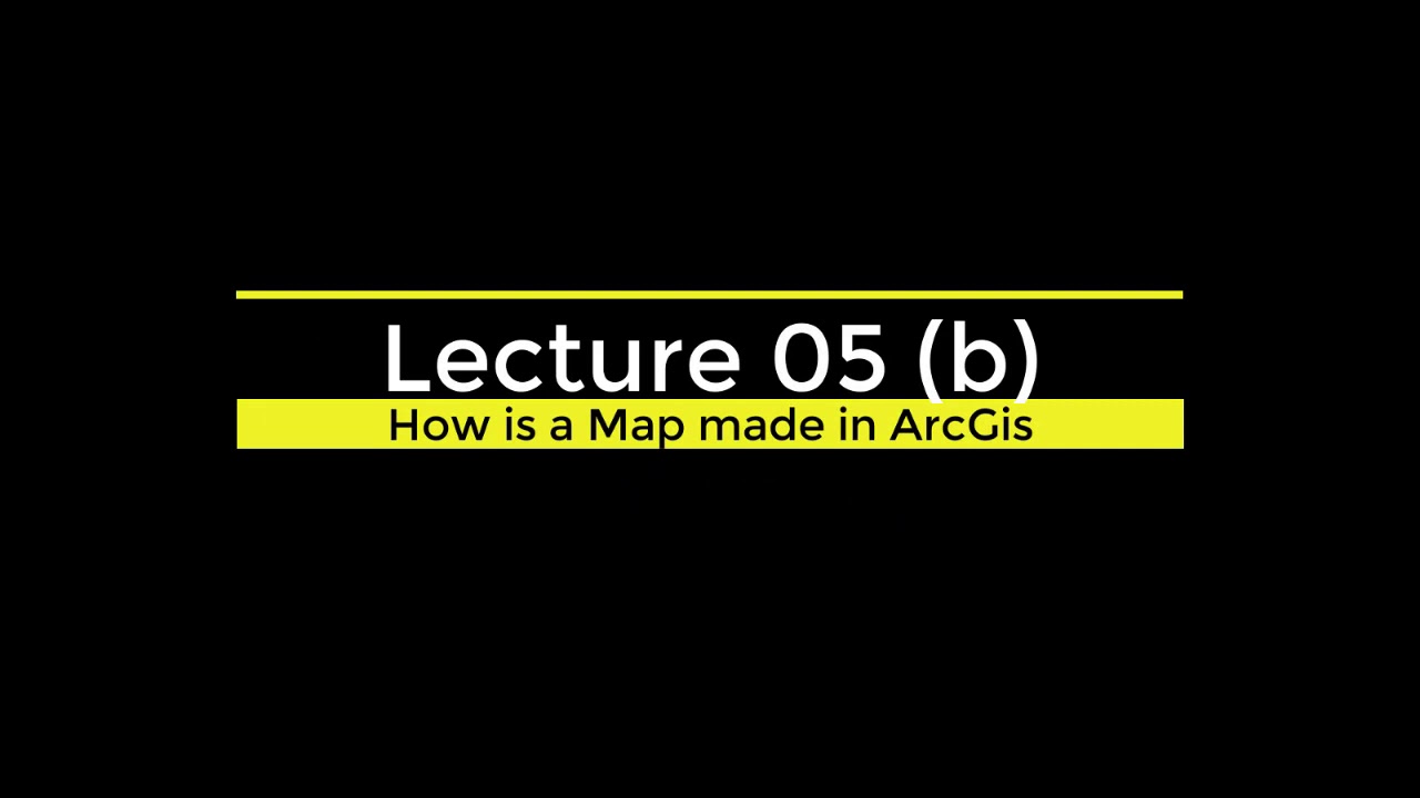 How is a map made in Arcgis - YouTube