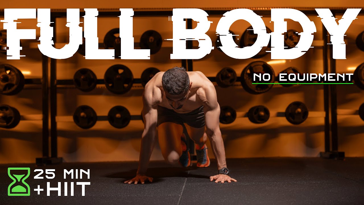 25 Minute Full Body Nonstop Cardio Workout [All Standing/ No Equipment ...