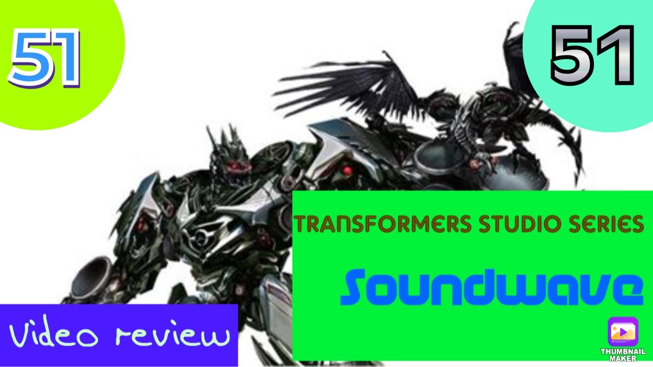 🦝Transformers studio series #51 Soundwave video review (Mercedes Benz)🦝 ...