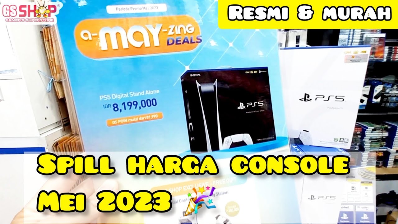 SPILL HARGA CONSOLE UPDATE MEI 2023 , harga turun #playstation5 # ...