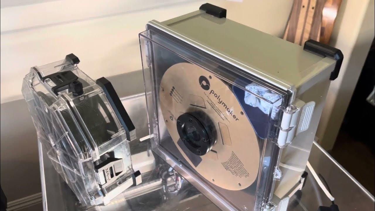 Large Spool 3kg 2kg Dry Boxes for 3D Printer Filament - YouTube