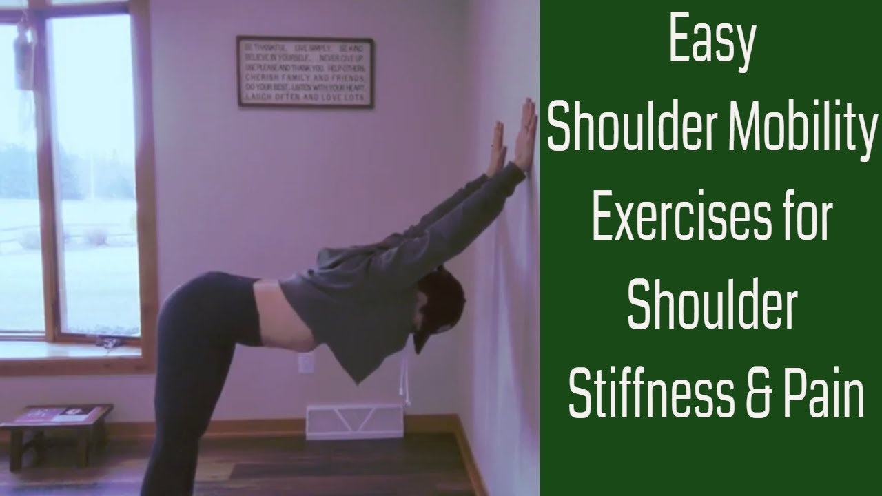 Easy Shoulder Mobility Exercises at the Wall | Hope Zvara Yoga | In 8 ...