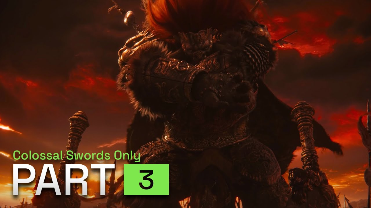 Elden Ring COLOSSAL SWORDS ONLY Walkthrough Gameplay - Part 3 - YouTube