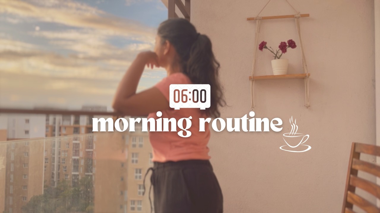 6AM morning routine | finding motivation in the early hours🍃 ️ - YouTube