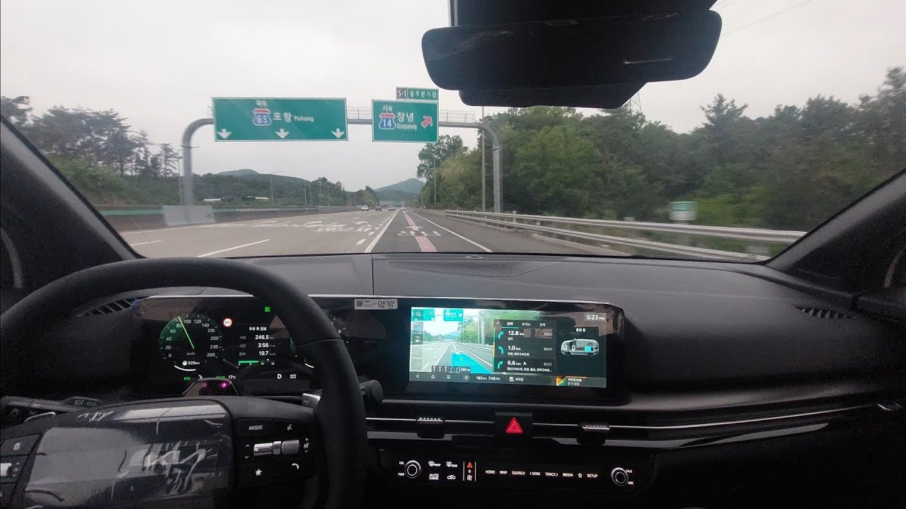 [SPORTAGE NQ5]65동해고속도로/14함양울산고속도로 SCC/HDA활용 주행영상 - YouTube