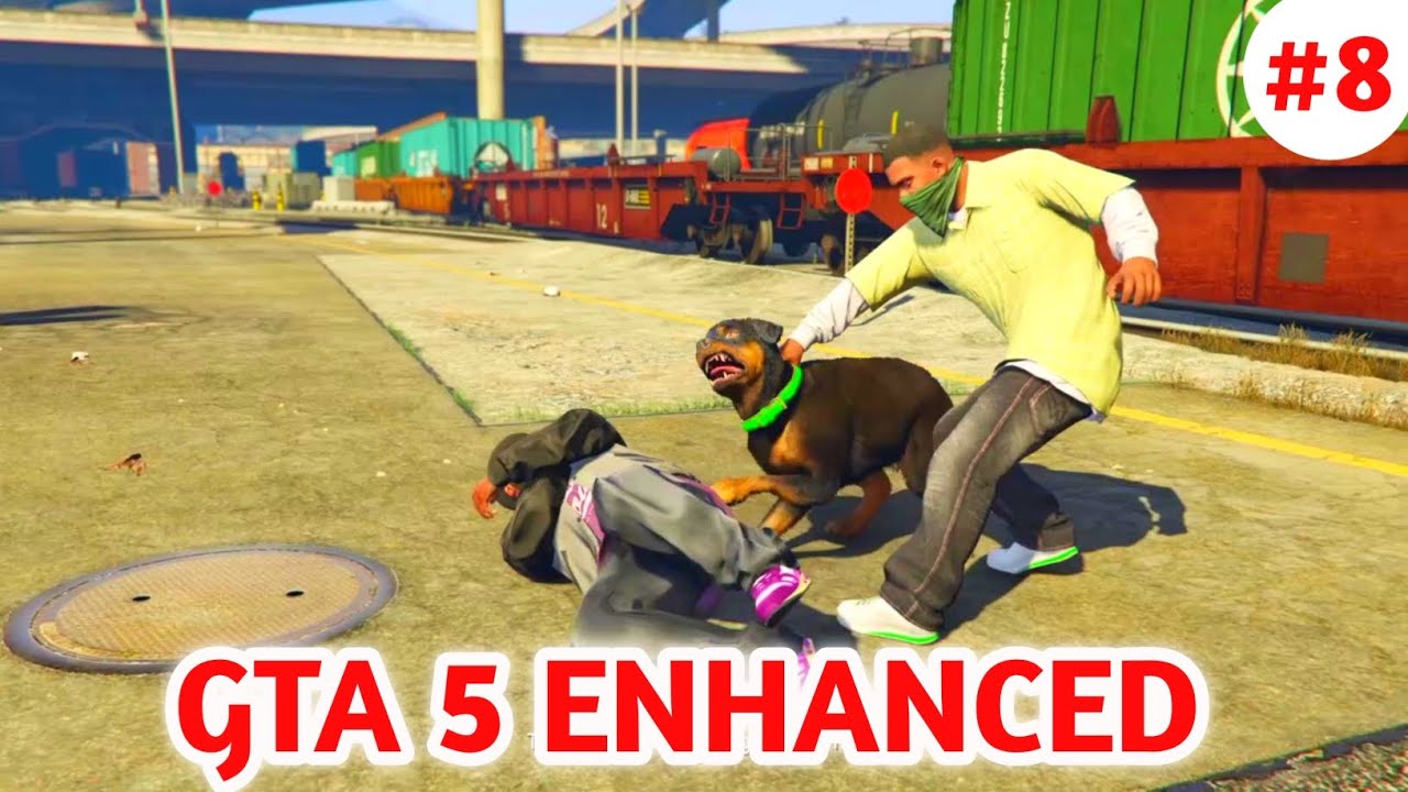 PERTEMUAN FRANKLIN & CHOP #8 | GTA 5 Enhanced Full Gameplay - YouTube