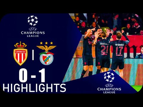 AS Monaco - SL Benfica 0-1 Highlights Goals | UEFA Champions League - 2024/2025