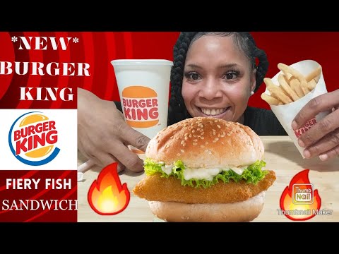 Burger King's New Fiery Fish Sandwich #fishsandwich #burgerking - YouTube