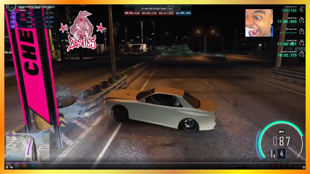 4HEAD Reacts To Mike Racing | NoPixel 4.0 GTA RP - YouTube