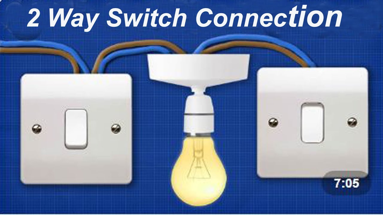 2 Way Switch Connection|| 2 Way Switch wiring|| 2 Way Switch - YouTube