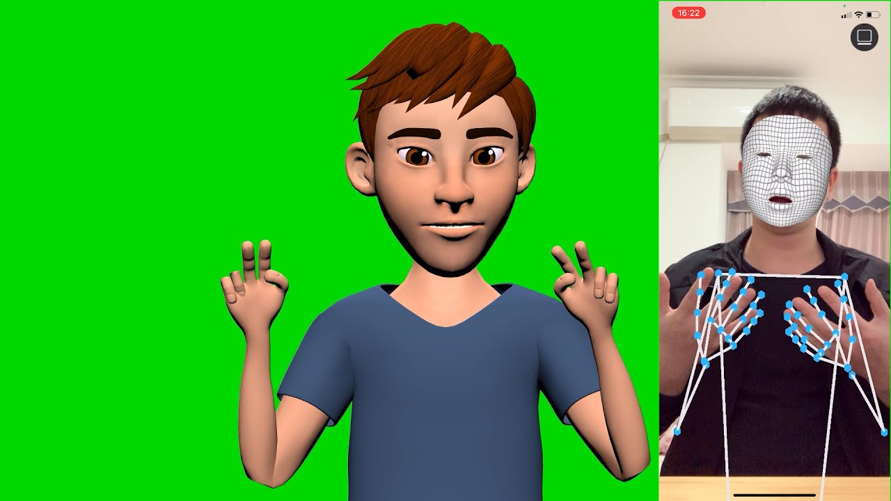 iPhone/Android 3D face and body tracking, map to Blender or any other ...
