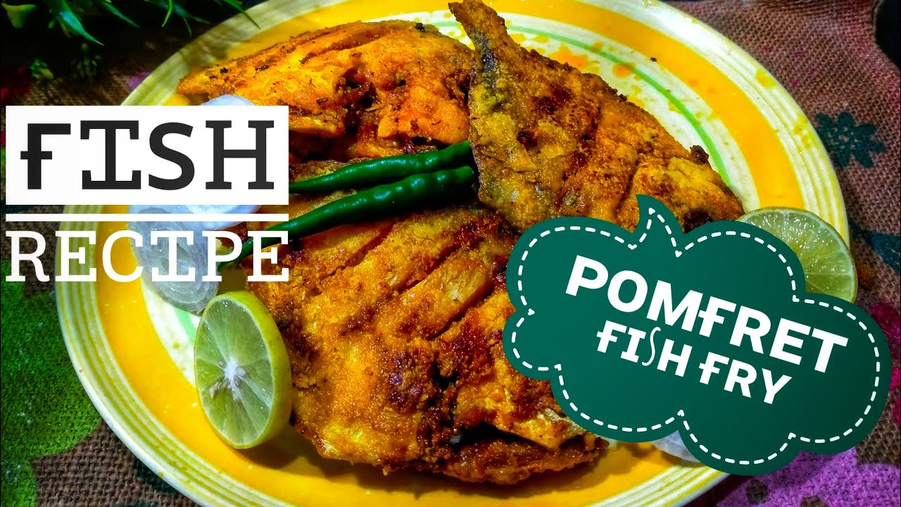 Pomfret Fish Fry Recipe | How To Make Fish Fry | Fish Fry Indian Style ...