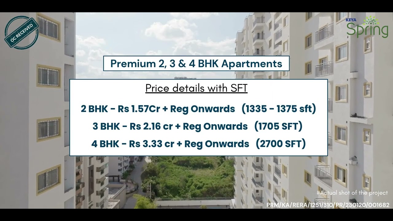 Keya Spring By: Keya Homes in Bannerghatta Road - YouTube
