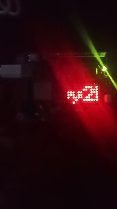 LED scrolling display with Arduino Uno R4 Wi-Fi #shorts #arduino #viral #display #shortsfeed ...