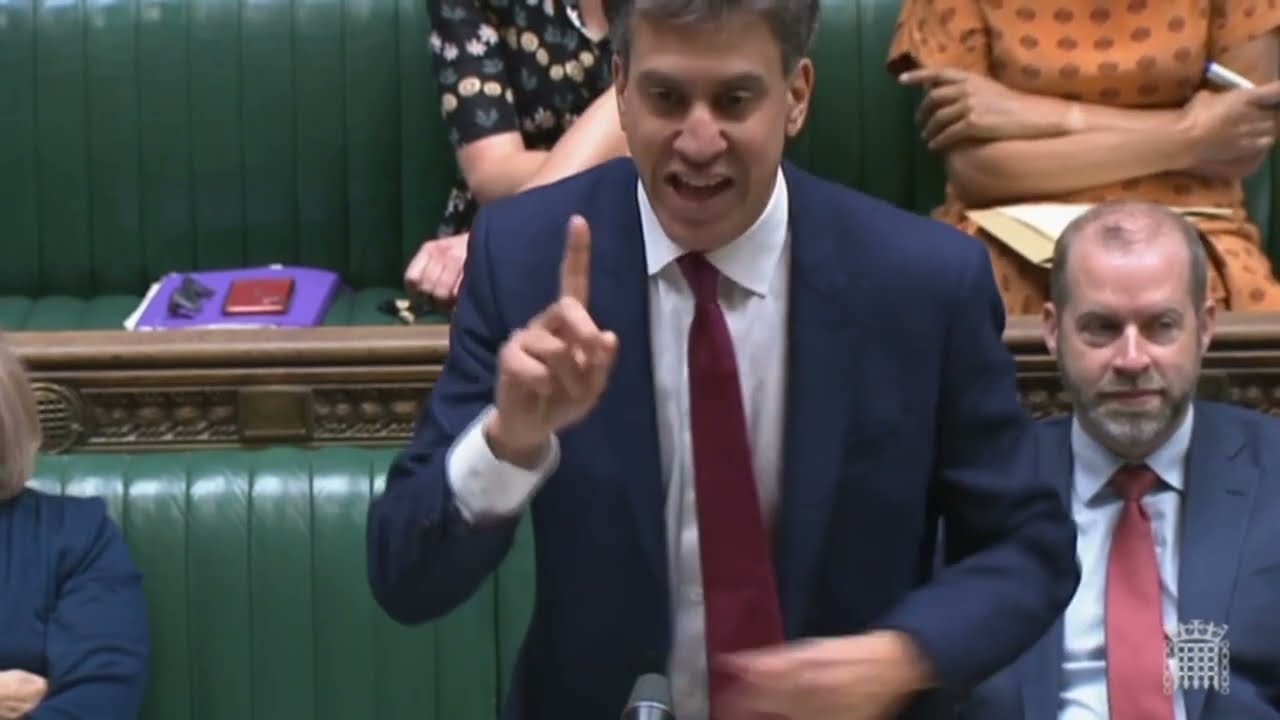 Ed Milliband MP challenges Jacob Rees-Moog MP on Fracking | UK ...