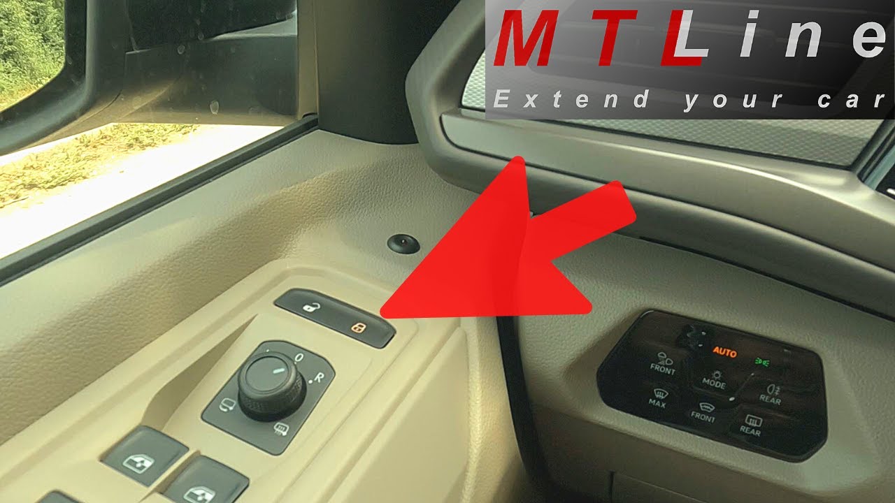 VW T7 Multivan, MY2022 – automatic unlocking with parking brake engaged ...