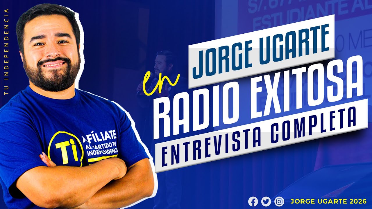 🎙️JORGE UGARTE EN RADIO EXITOSA /🫵 LA REALIDAD PERUANA Y LA ARGENTINA ...