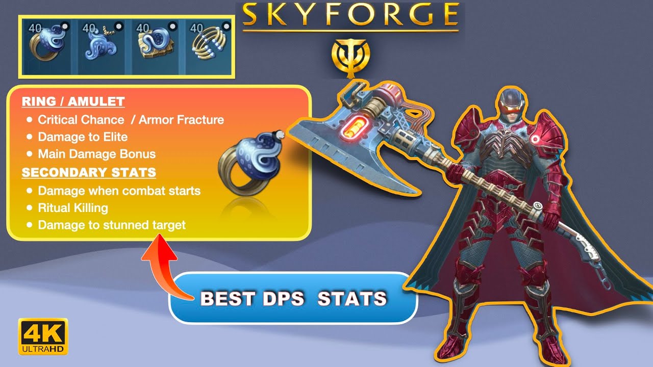 Skyforge : Best Dps Stats Guide - YouTube