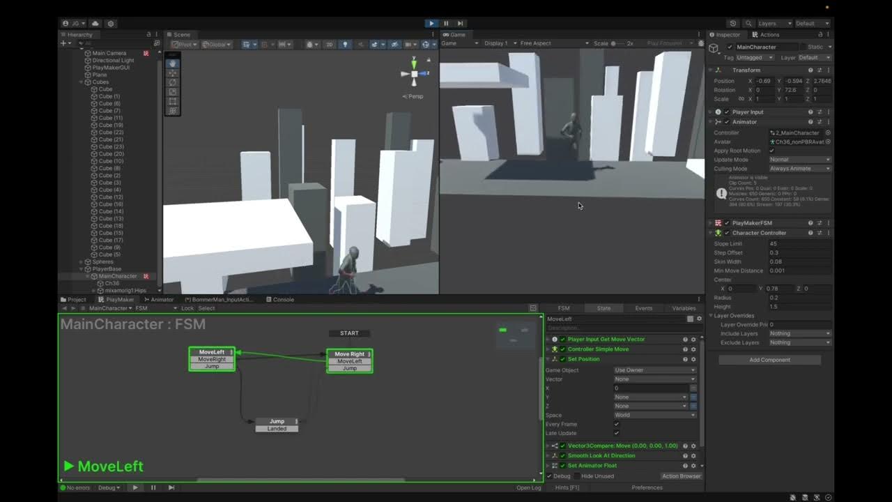 Unity Playmaker Floating Character Made with Clipchamp - YouTube