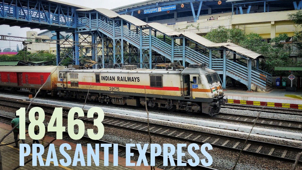 18463 Prasanti Express | KSR Bengaluru City Junction (Bangalore ...