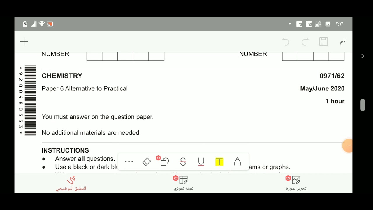 paper 6 chemistry igcse june 2020 grade 9 and 10 - YouTube