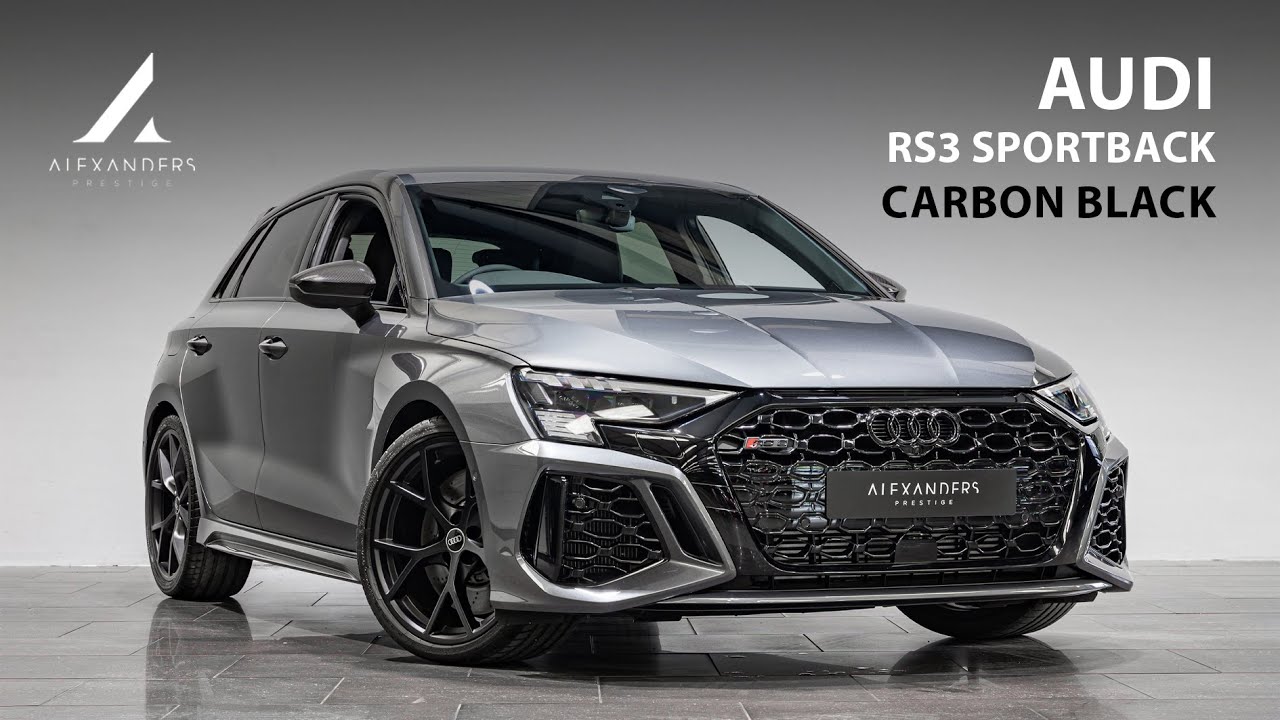 Audi RS3 Sportback Carbon Black - Walkaround - YouTube