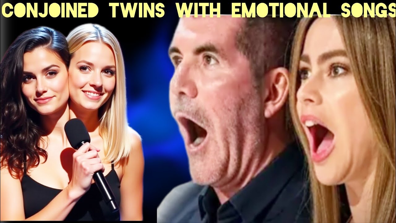 A conjoined twins with their emotional songs sing and shock the judge ...