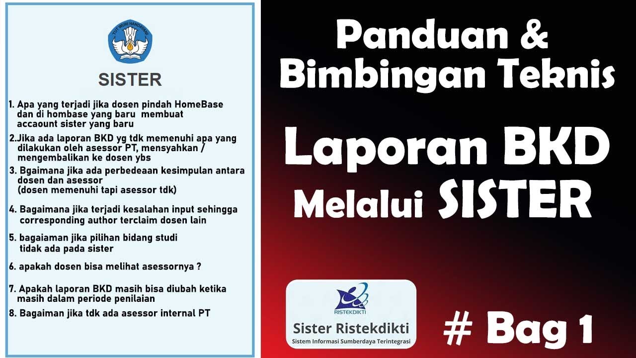 PANDUAN dan BIMBINGAN TEKNIS CARA PENGISIAN #BKD | #LKD 2021 Melalui ...