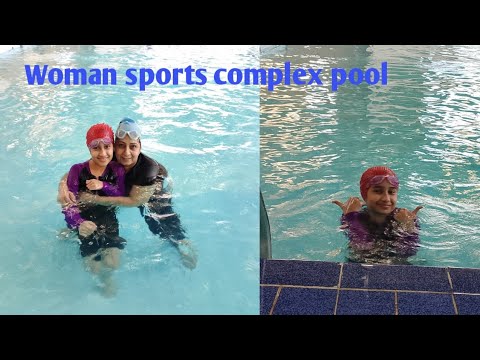 Women sports complex (KMC) main Swimming ka maza agya - YouTube