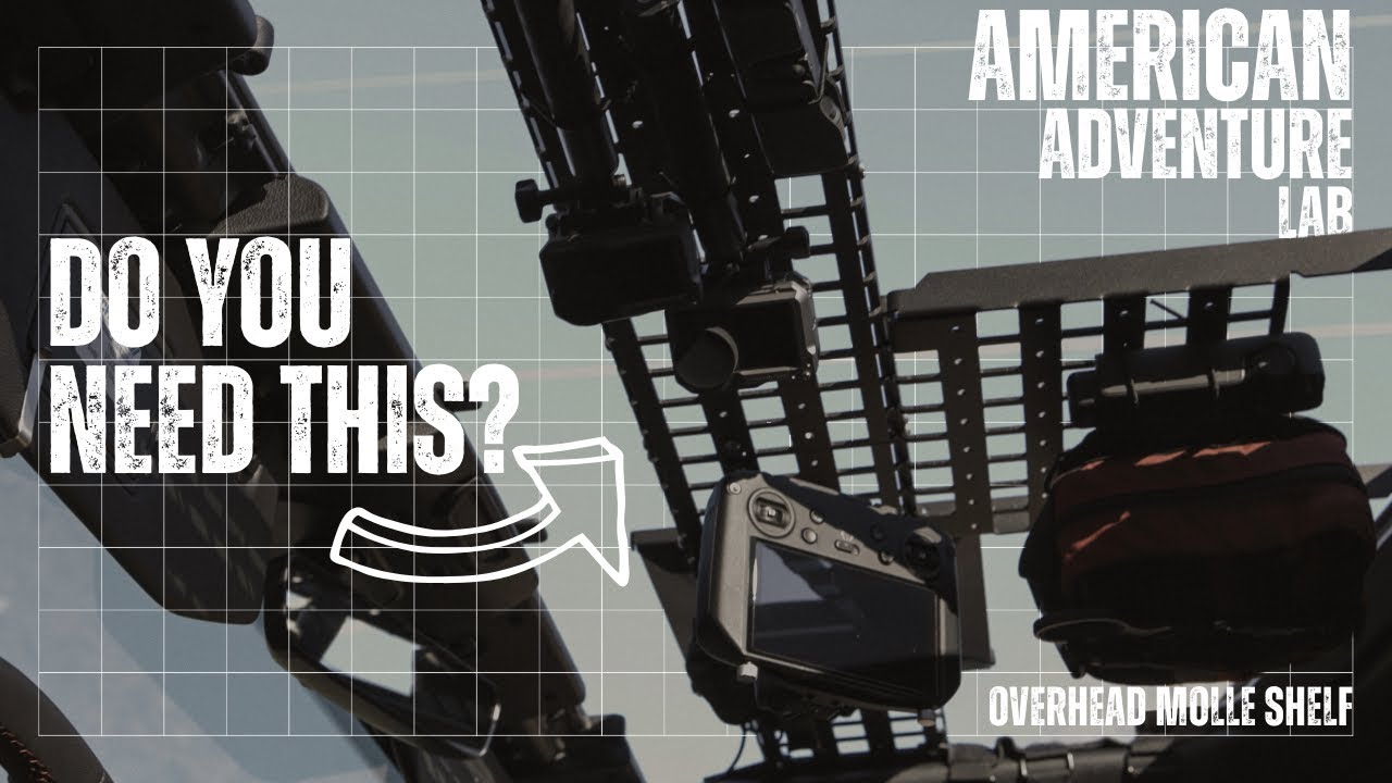 American Adventure Lab Overhead MOLLE Shelf for the Jeep JT Gladiator ...
