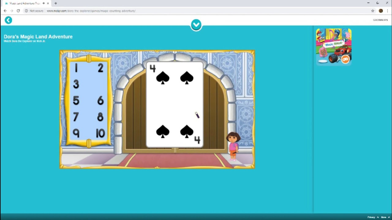 dora magic land adventure gameplay and commentary - YouTube