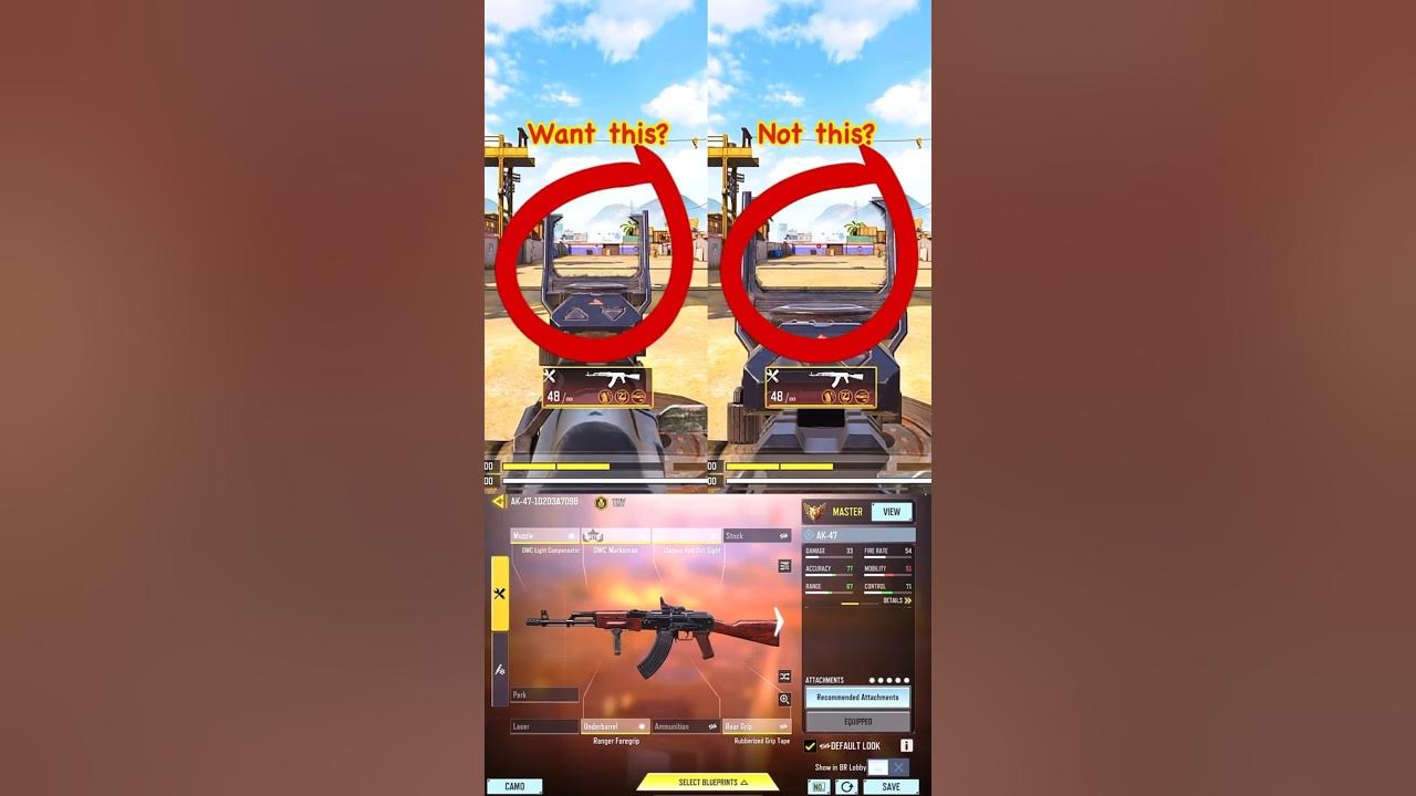 How to Improve Aim In Call Of Duty Mobile #codm #codmobile #aim #loadout - YouTube