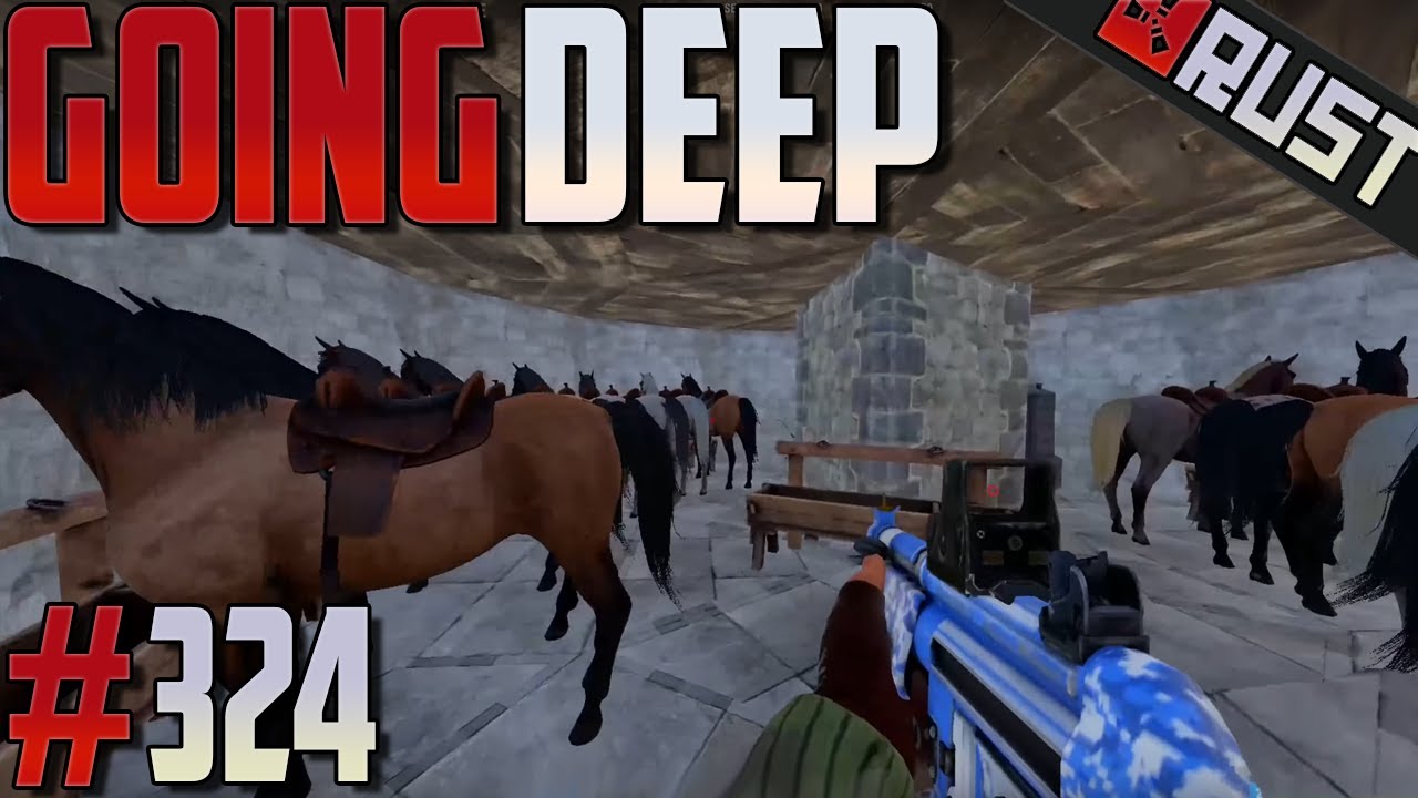 GOIN DEEP on a FARM BASE n RUST! - YouTube