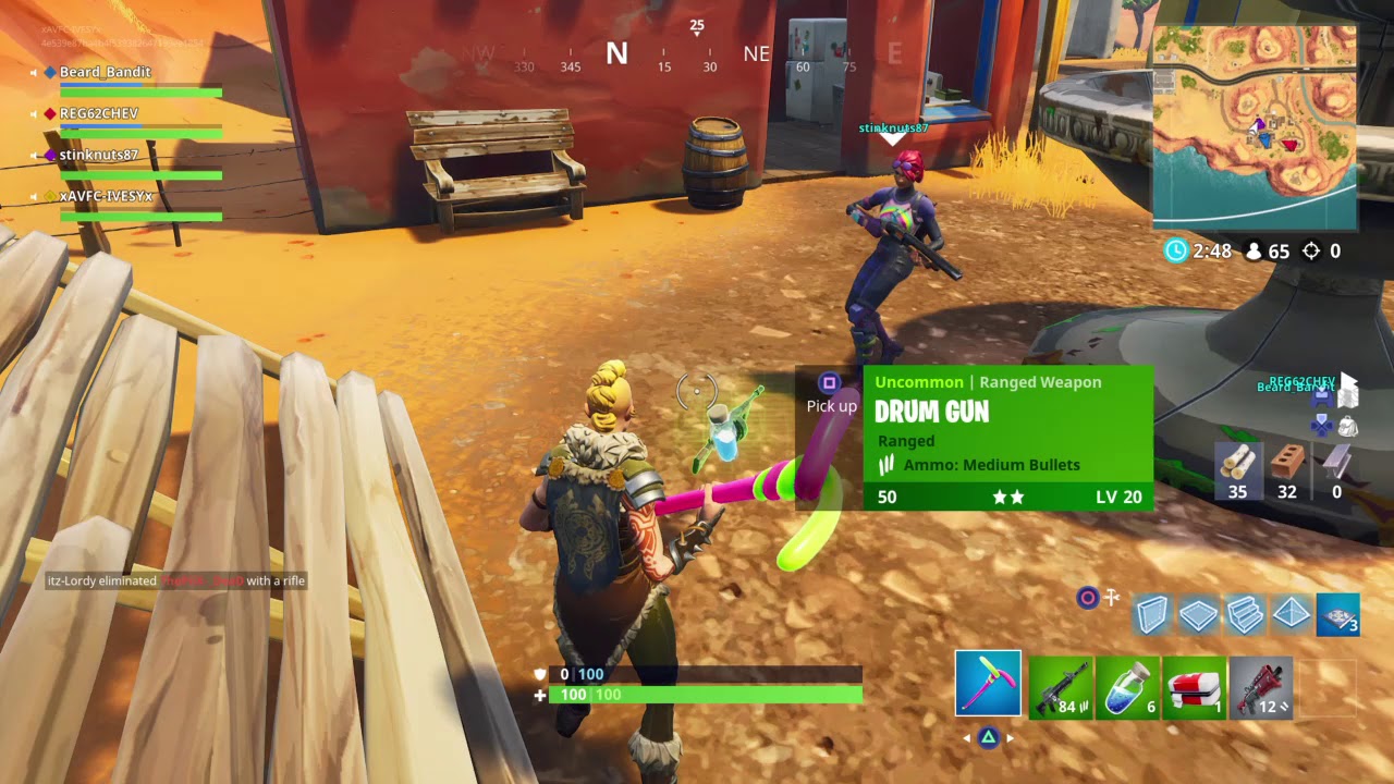 Fortnite: Battle Royale - Showing my gratitude for mini shields lol ...