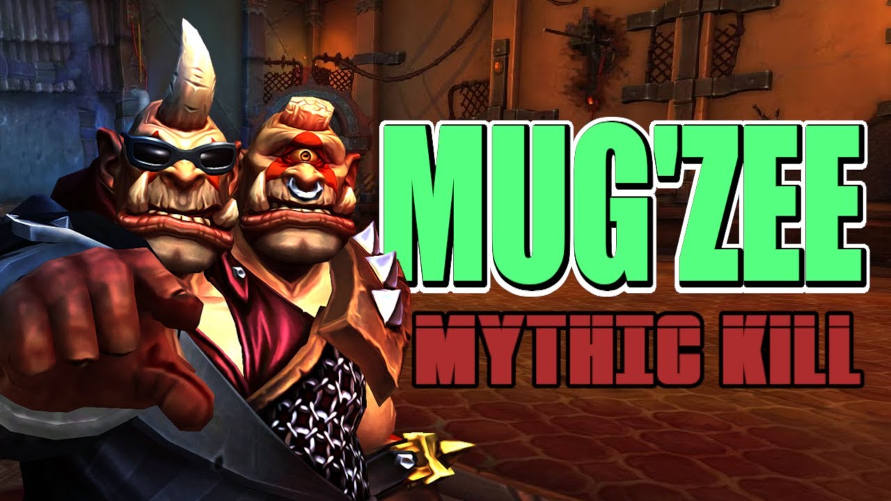 Mythic Mug'Zee - Prot Paladin POV - YouTube
