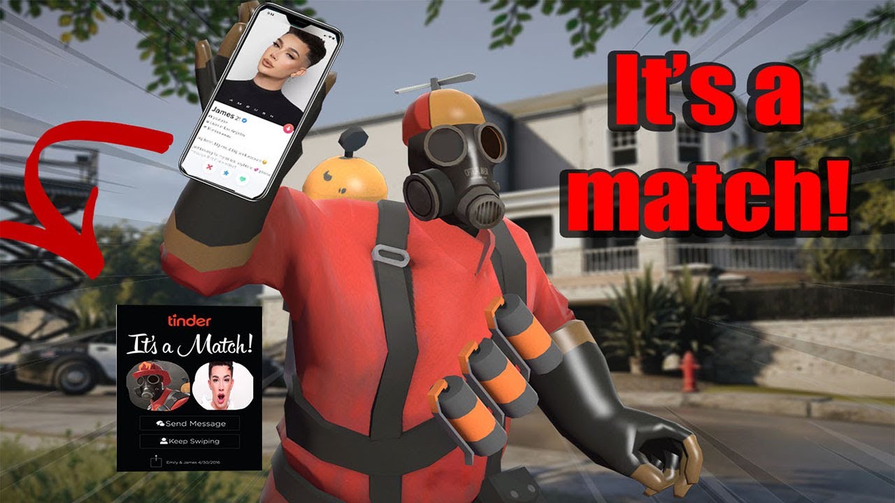 JAMES CHARLES' tinder in TF2 - YouTube