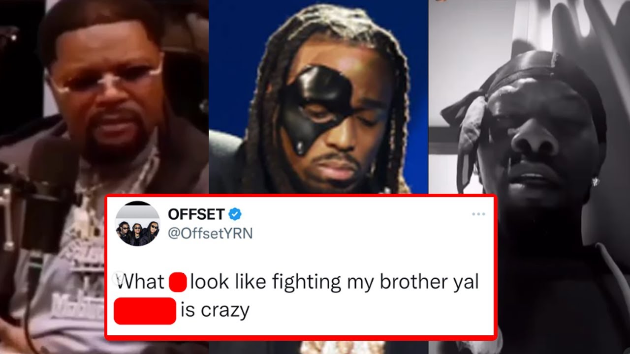 Offset REACTS AND DENIES fighting Quavo at the Grammys - YouTube