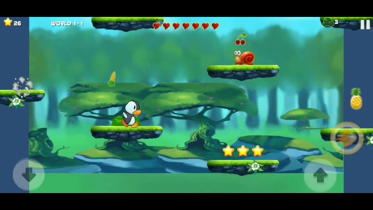 Super Penguin Adventure run: Level World 1-1 - YouTube