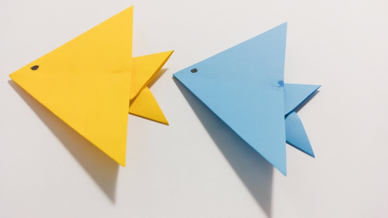 Origami Fish - Paper Folding - YouTube
