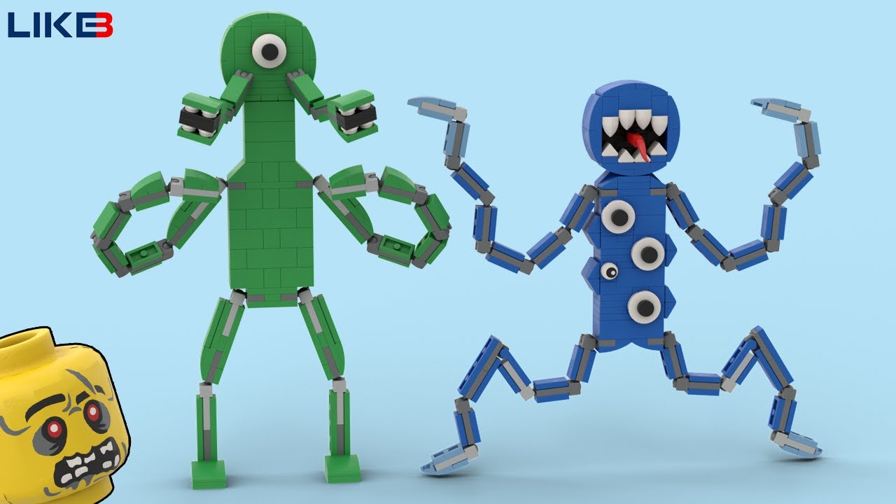 Garten of Banban 4 : I made TOXIC GAZER vs HUNGRY TAMY out of LEGO ...