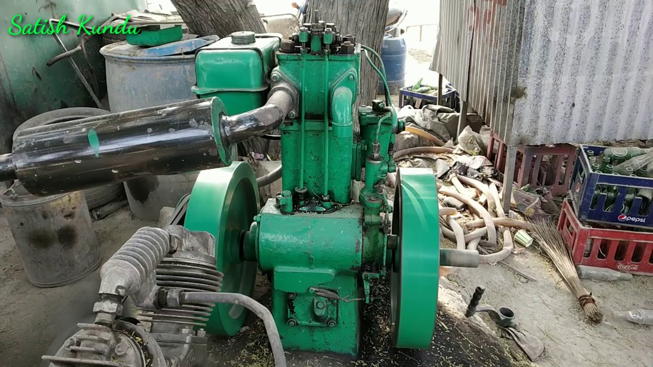 Usha diesel engine - YouTube