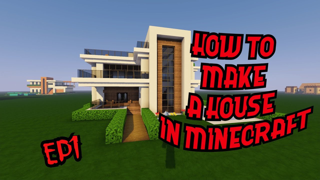 How To Make a House In MINECRAFT!! - YouTube