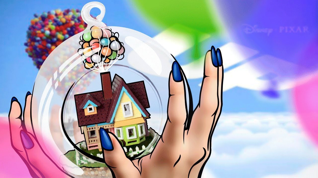 DIY Pixar's Up House Tutorial ~ DollHouse DIY - YouTube