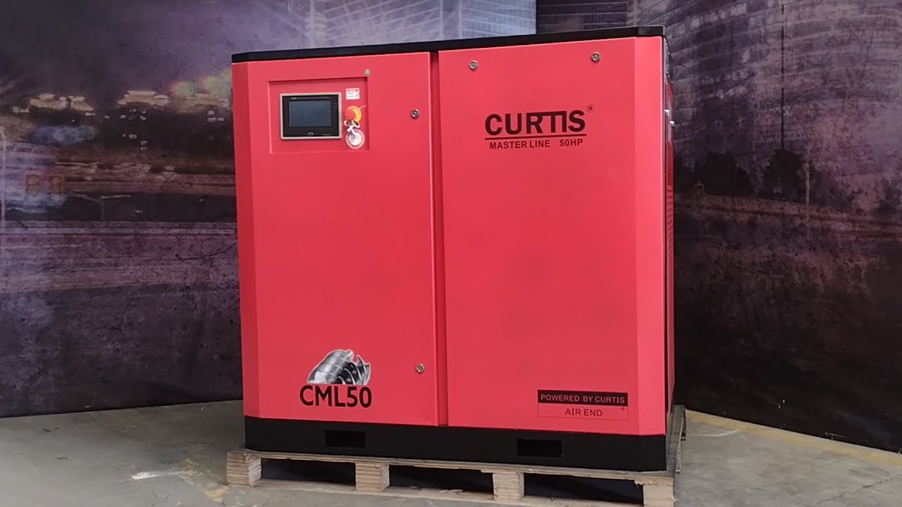 Compresor de Tornillo Curtis Master Line CML-50 - YouTube